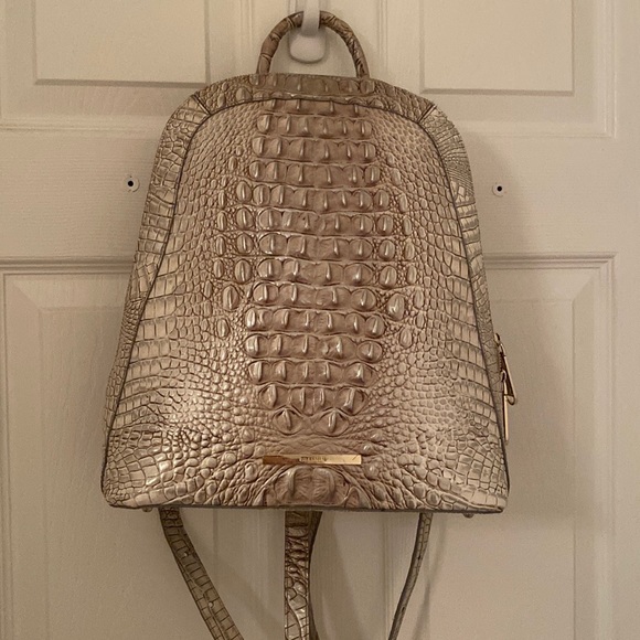 Brahmin | Bags | Brahmin White Slightly Used Backpack | Poshmark